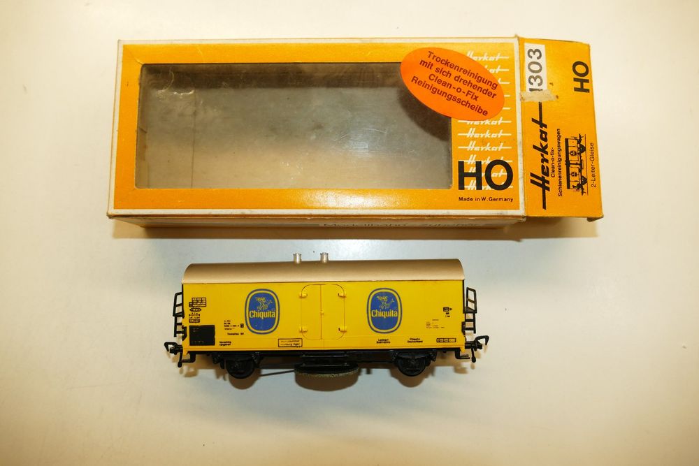 Herkat H0: Gleis Reinigungswagen Chiquita (Neu (gemäss Beschreibung ...