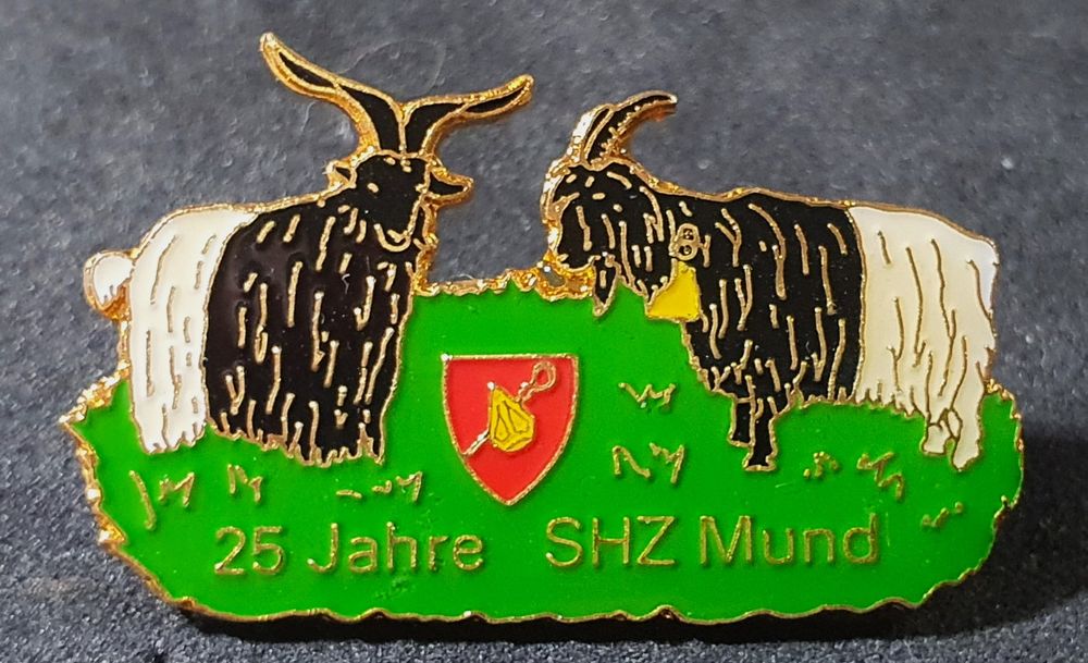 V255 - Pin Schwarzhals Ziege Ziegen Wallis Valais SHZ Mund (Gebraucht ...