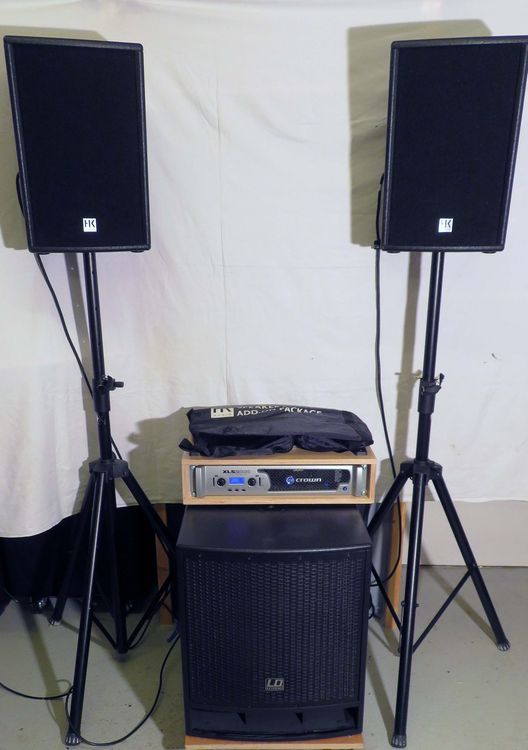HK Audio Pro 10x, LD Systems LDGTSUB15A, Crown XLS 2000 | Kaufen auf Ricardo