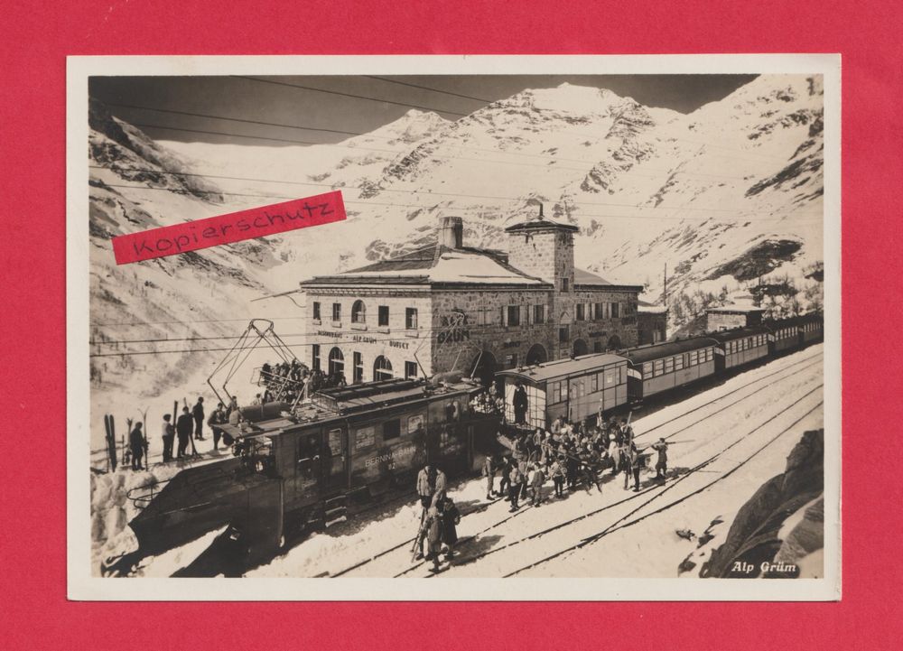 Alp Grüm (GR) Poschiavo Bernina-Bahn Photo A, Steiner (Gebraucht) in ...