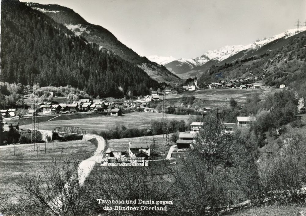 Tavanasa und Danis GR gegen das Bündner Oberland um 1973 (Gebraucht) in ...