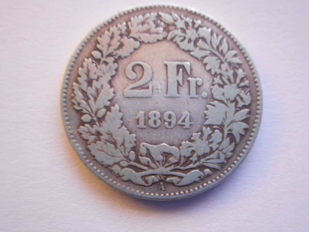 2 Fr. 1894 silber | Kaufen auf Ricardo