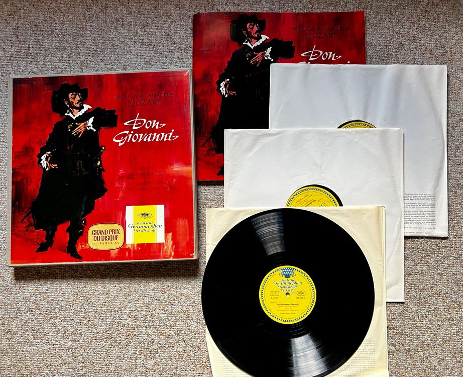 Mozart Don Giovanni Fricsay Dieskau Stader Tulip 3 LP BOX 🛀 (Gebraucht ...