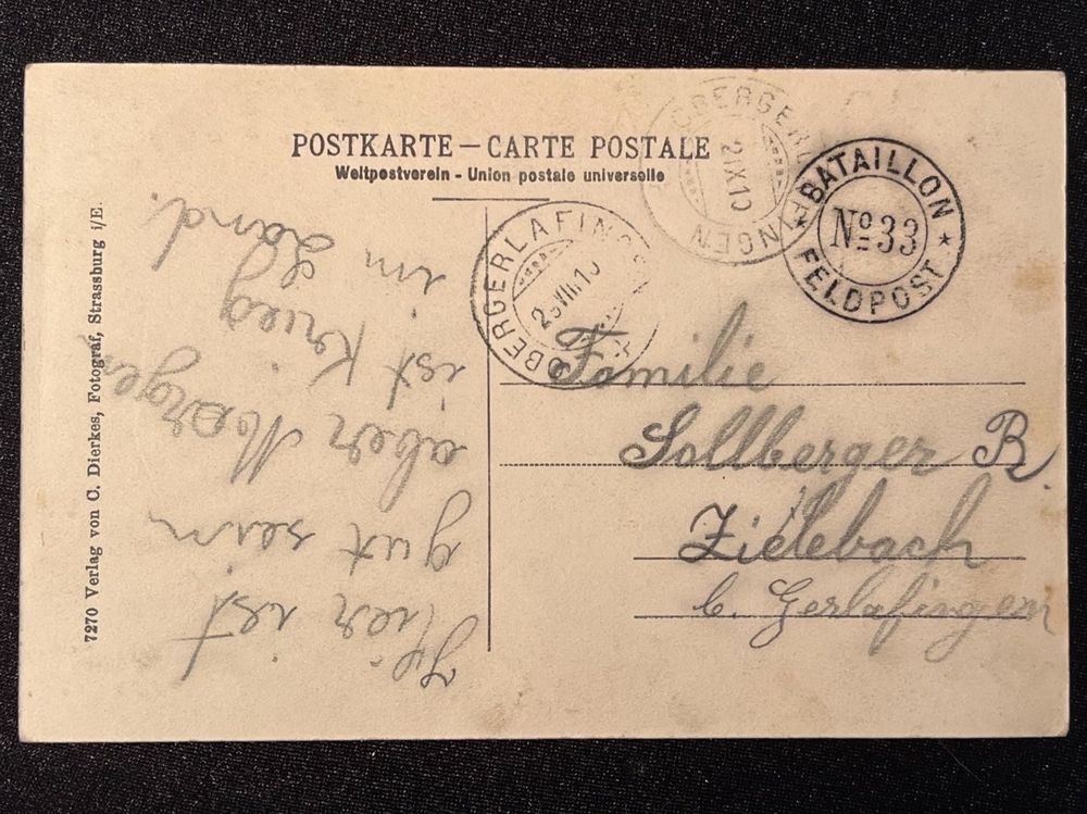 Alte Postkarte Gruss aus Ortschwaben | Kaufen auf Ricardo