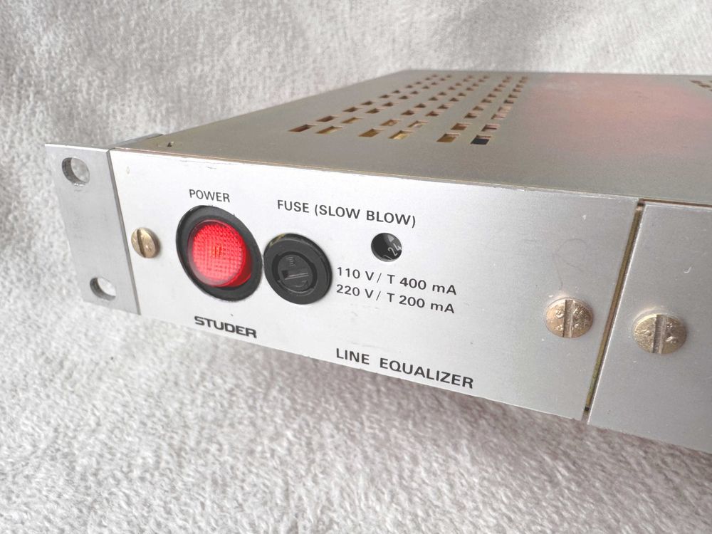 Studer Line Equalizer highend Studio EQ 3stk transformer IO (Gebraucht ...