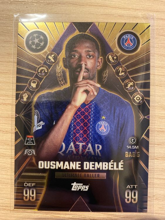 Topps Match Attax Extra 25/26 Ultimate Baller Dembele (Neu (gemäss ...