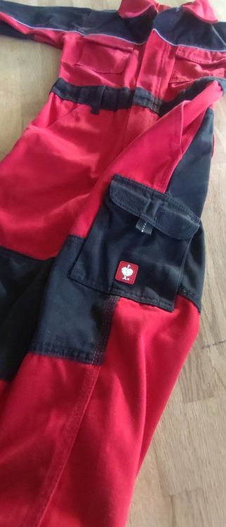 Engelbert Strauss Kids Kombi Overall 98 / 104 rot / schwarz (Gebraucht) in Rohrbach für CHF 25 ...