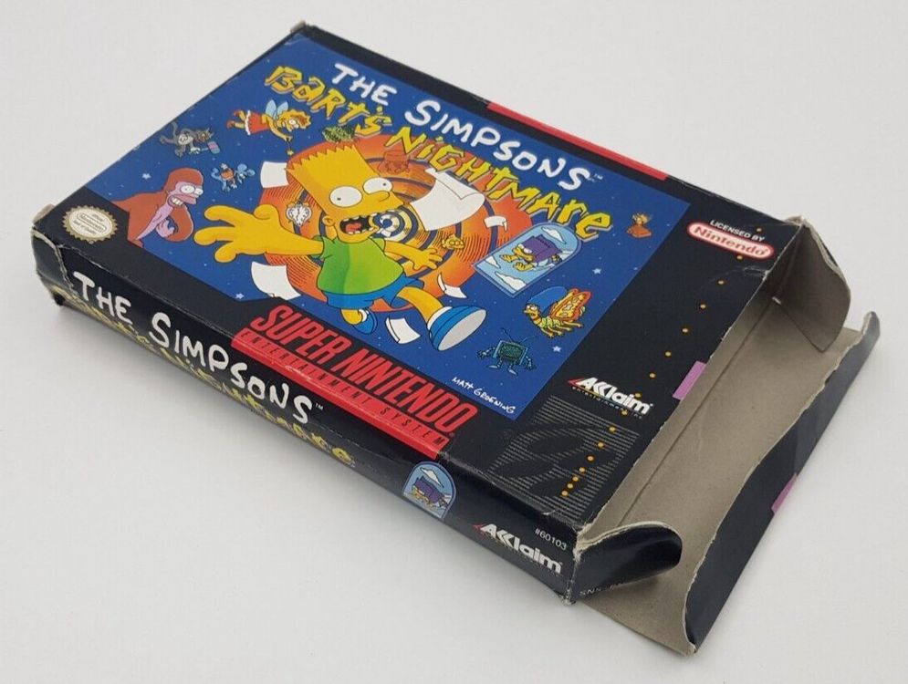 Super Nintendo - SNES - The Simpsons - Bart's Nightmare -USA (Gebraucht ...