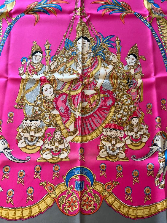 HERMES FOULARD India carré par Cathy Latham 1986-1987 (Gebraucht) in ...