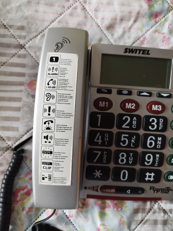 Notruftelefon Switel powertel tf52 mit Alarmknopf | Kaufen auf Ricardo