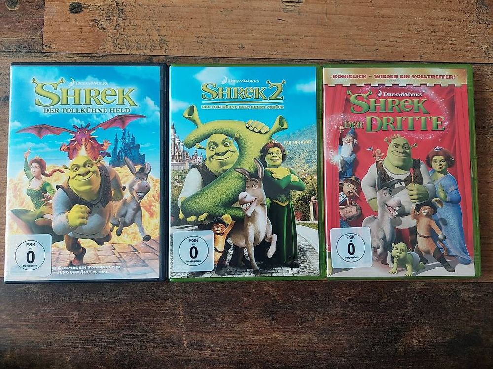 Shrek 1-3 DVD's (Gebraucht) in Wolfenschiessen für CHF 1 – mit ...