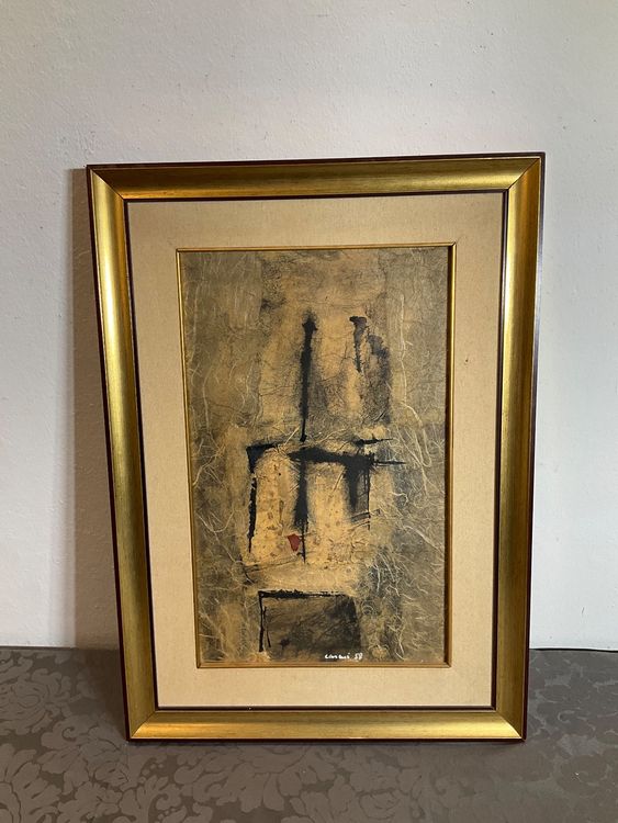 Eugenio CARMI (1920-2016) Tableau sur panneaux technique mix | Kaufen auf Ricardo