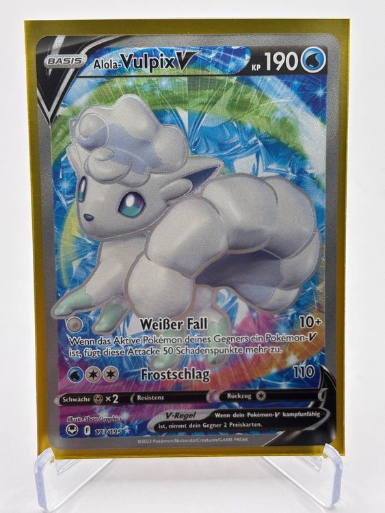 Silberne Sturmwinde - Alola-Vulpix V (SIT 173) - DE | Kaufen auf Ricardo