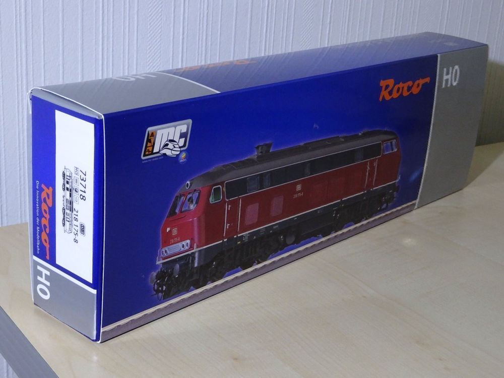 Roco 73718 DB BR 218 175-8 SOUND 025/300 (Neu und originalverpackt) in ...