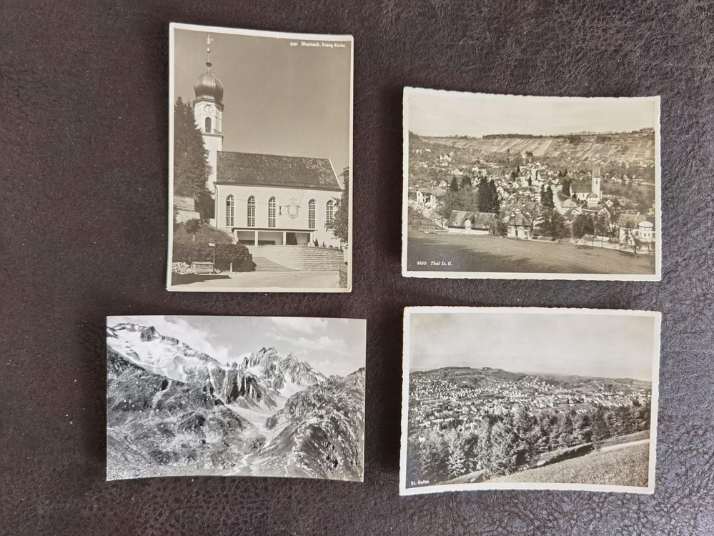 4 schöne alte Ansichtskarten (Gebraucht) in Kaiseraugst für CHF 12 ...