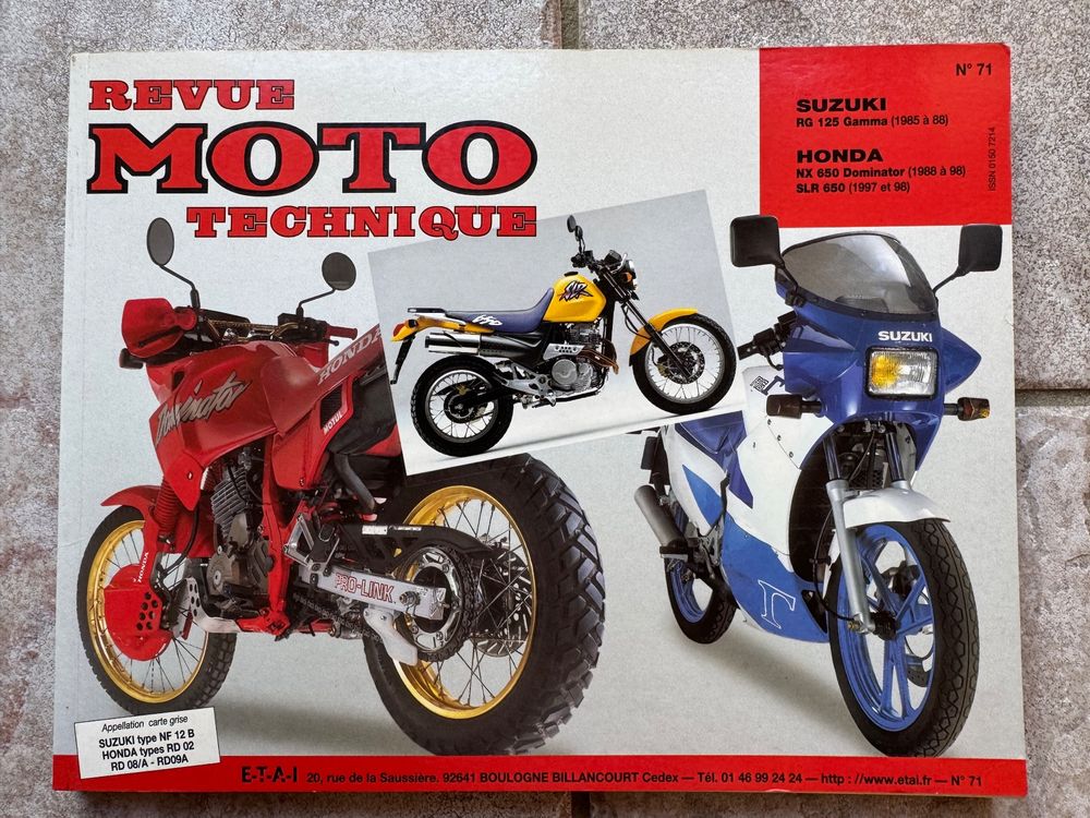 Honda NX 650 Dominator , SLR 650 / Suzuki RG 125 Gamma (Gebraucht) in ...