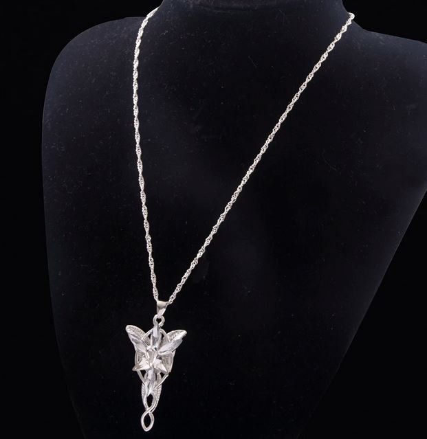 EVENSTAR Arvens Abendstern mit Kette Herr der Ringe (Neu und ...