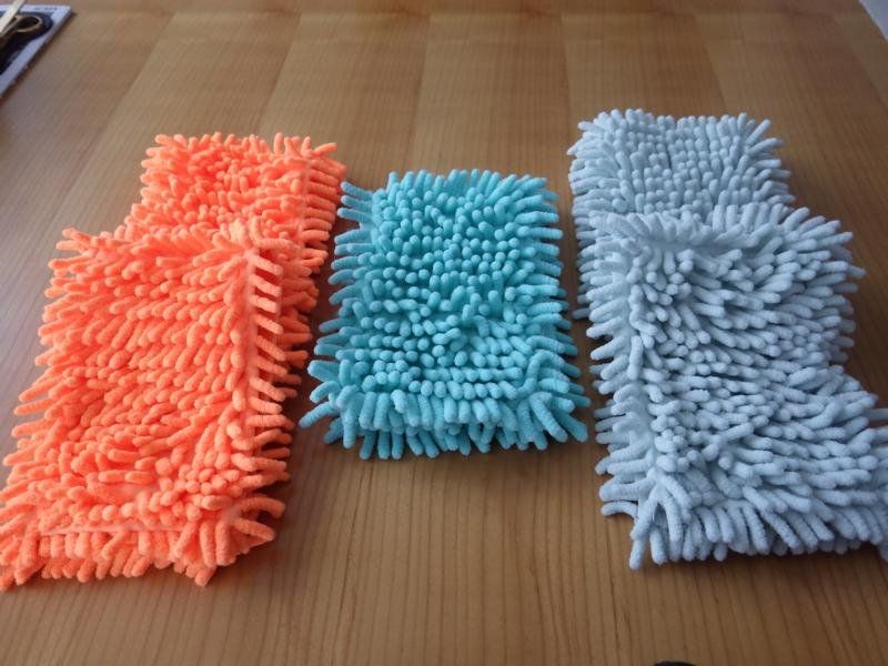 5 Wischmopp Bezüge, neu-ungebraucht 37x10 cm, Microfaser (Neu (gemäss ...