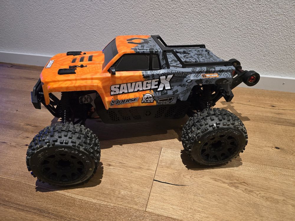 RC Monstertruck Hpi Savage X Flux Brushless 4WD (Gebraucht) in Weiach für CHF 500 – mit ...