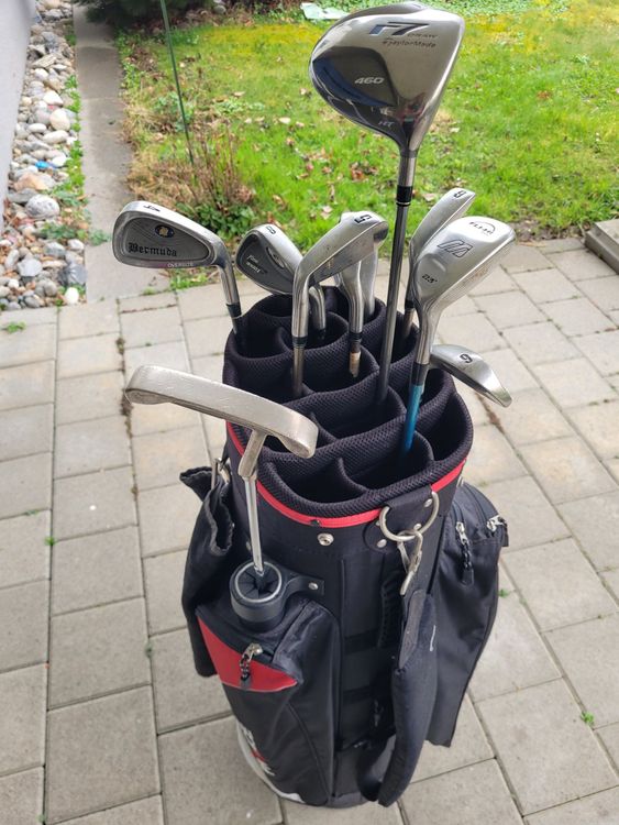 Golfschläger-Set mit Bag & Trolley für Anfänger 11- teilig (Gebraucht ...
