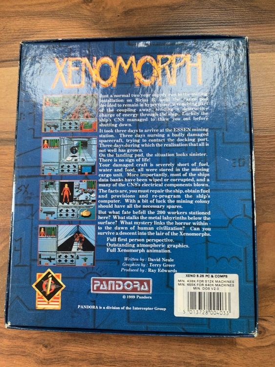 Xenomorph (Vintage PC Game MS DOS WINDOWS IBM Kompatible) (Neu (gemäss ...