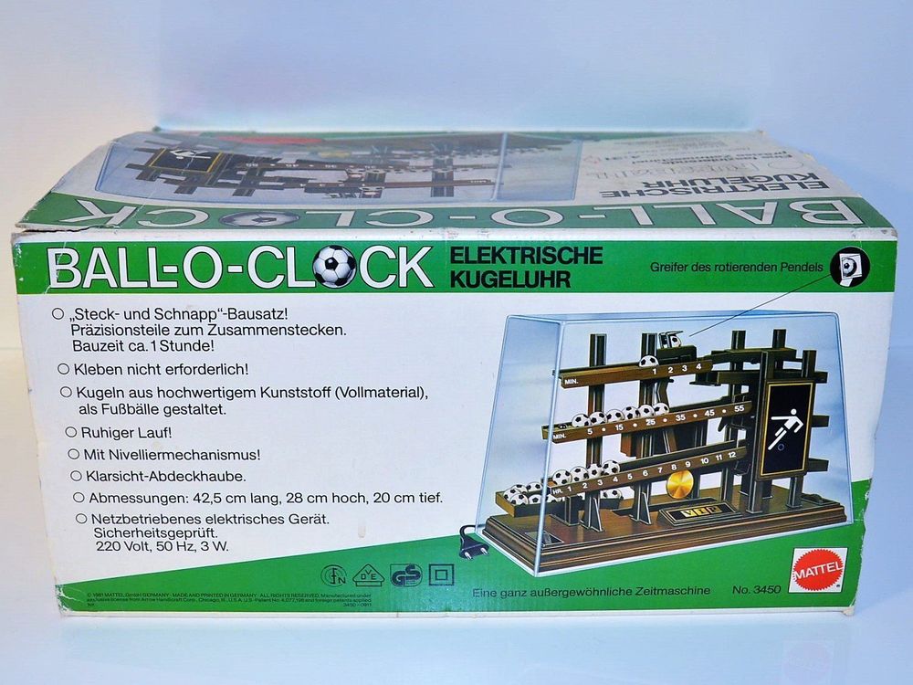 MATTEL | Ball-o-clock | elektrische Kugeluhr (Defekt) in Wittenbach für ...