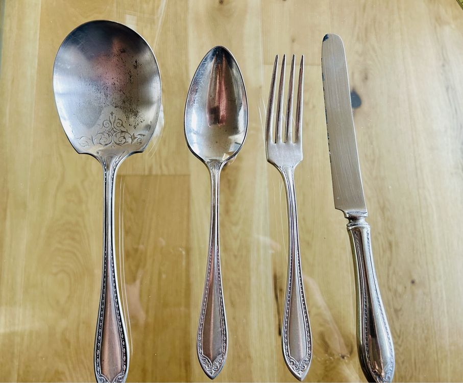 Antikes Silberbesteck (Gebraucht) in Gunten für CHF 19 – mit Lieferung auf Ricardo kaufen