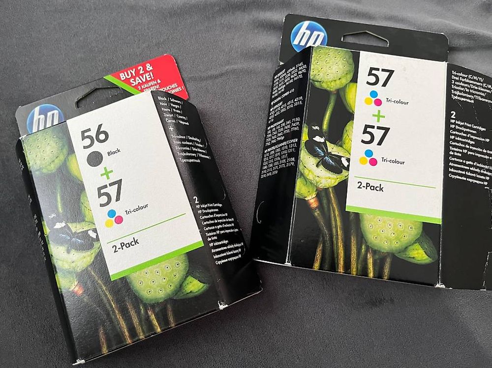 HP Druckpatronen / HP Inkjet Print Cartidges 56 / 57 (Neu und ...