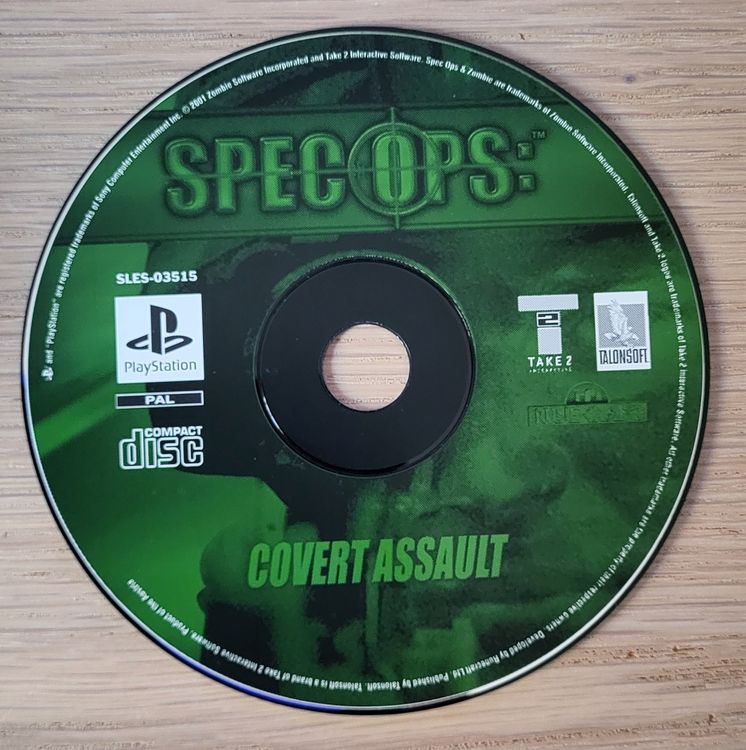 Spec Ops Covert Assault PS1 MULTILANGUES DE FR IT ES EN GAME | Kaufen ...