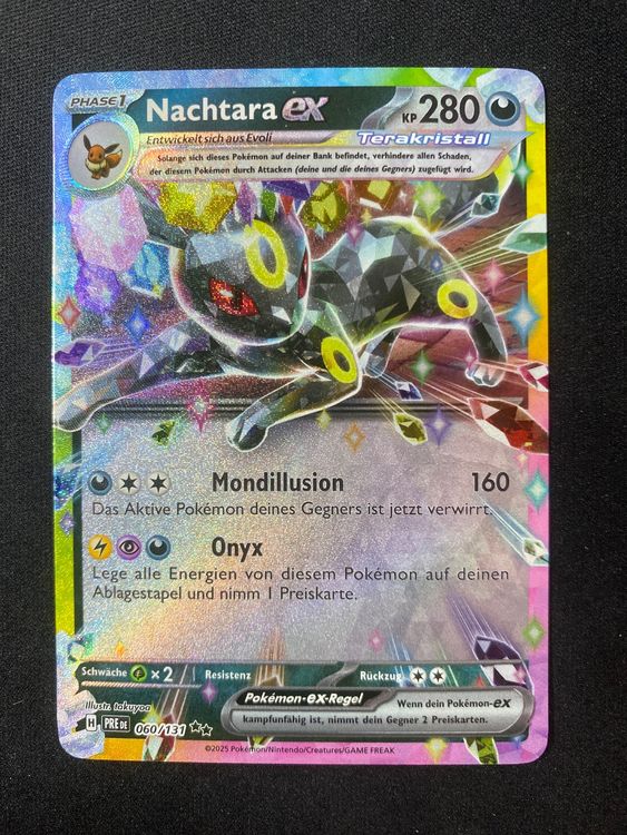 Nachtara ex 60 - Umbreon - Noctali - Prismatic Evolutions DE (Neuf ...