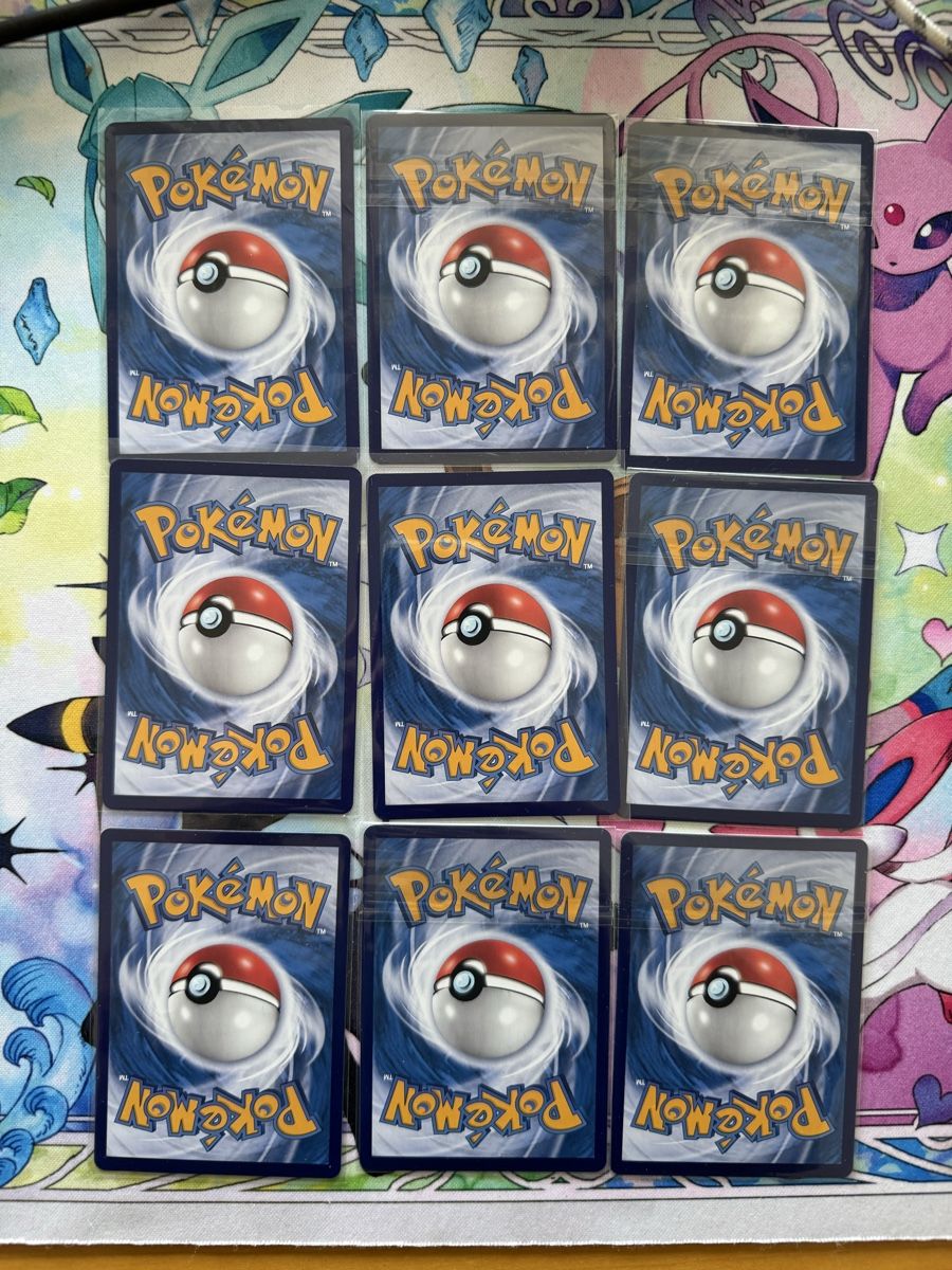 Eevee Lot of 9 Cards CN🇨🇳 CBB2C Gem Pack 2 Star Foil (Neu (gemäss ...