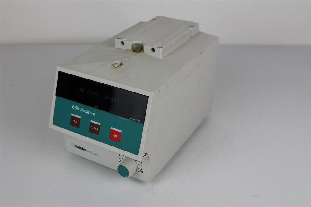 Metrohm 665 Dosimat (Gebraucht) in Hölstein für CHF 78 – mit Lieferung ...