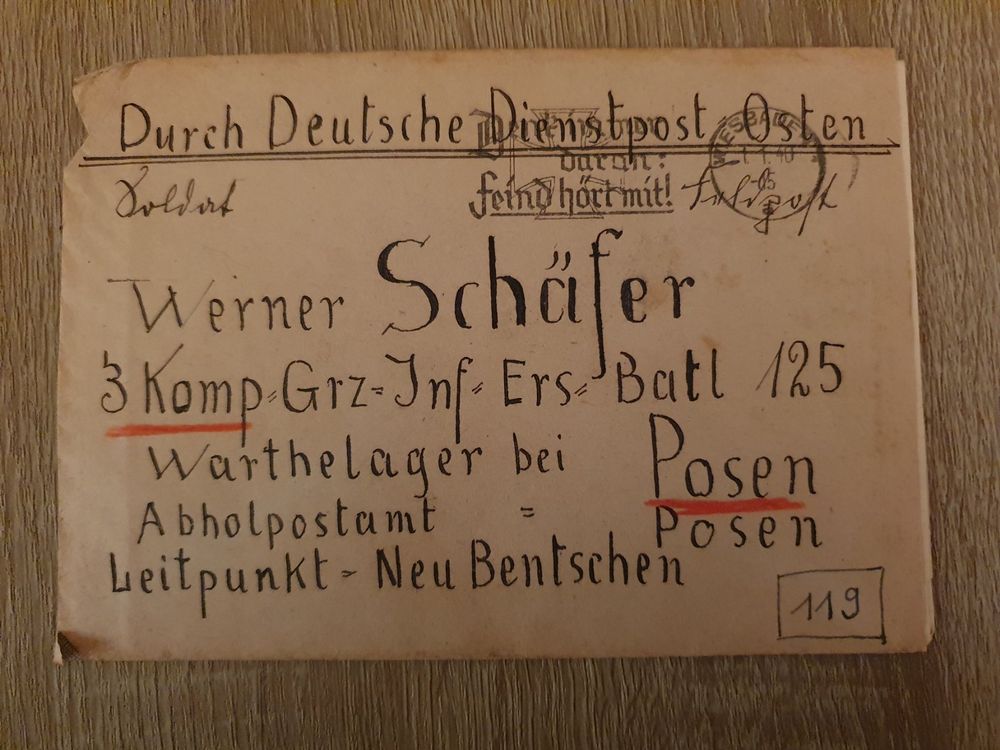 Ww2 Feldpost Brief mit Inhalt 1940 | Kaufen auf Ricardo