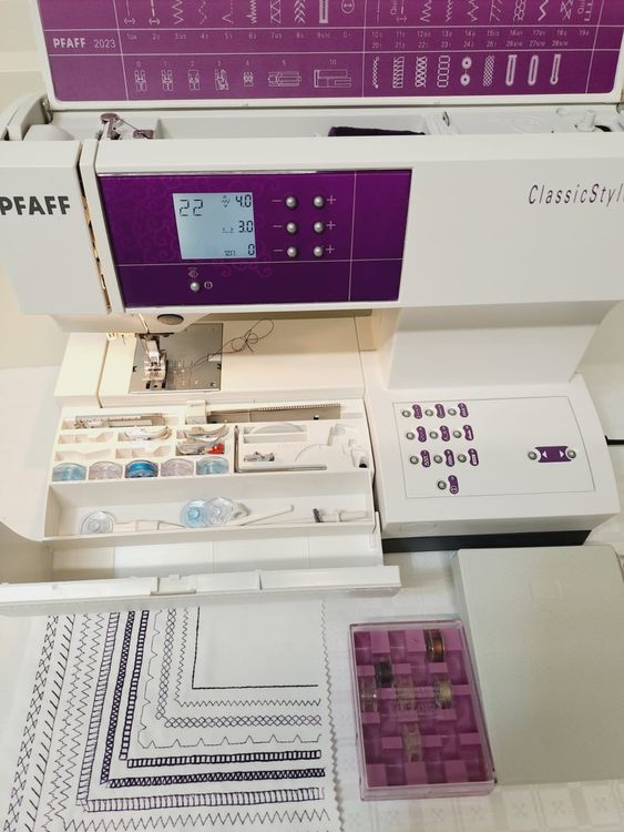 PFAFF CLASSICSTYLE MIT IDT GARANTIE 3MT FRISCH REVIDIERT (Gebraucht) in ...