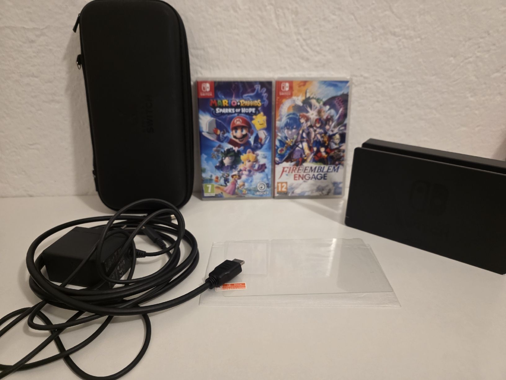 Nintendo Switch Console Blue - incl. 2 Games & Case (Gebraucht) in ...