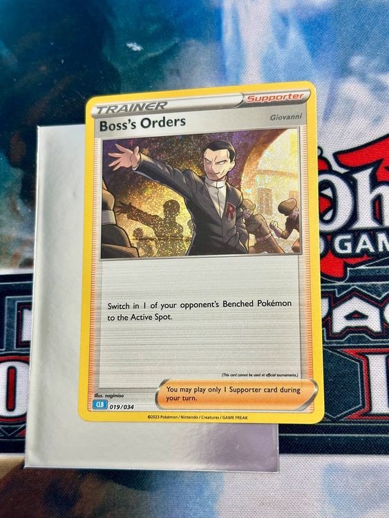 Pokémon / Boss's Orders - Giovanni / CLB 019 / Holo / Mint | Kaufen auf ...
