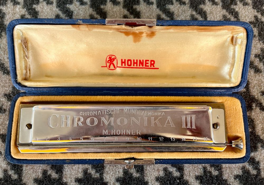 Hohner Chromonika III - Vintage Mundharmonika guter Zust... (Gebraucht ...