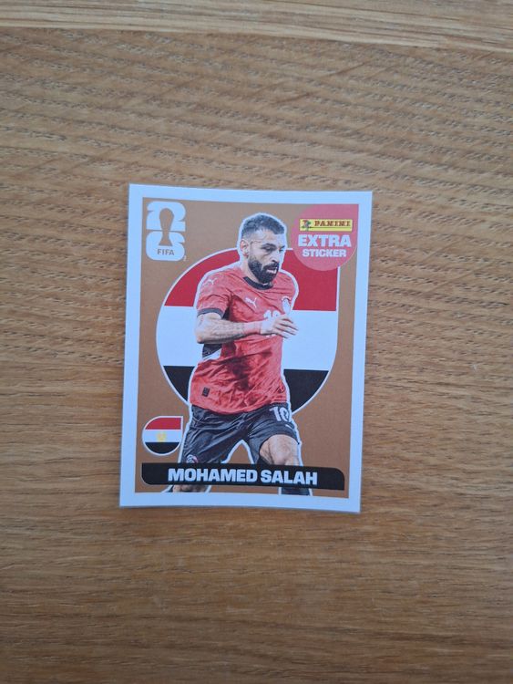 Panini Extra Sticker Mohamed Salah Bronze FIFA WM 2026 (Gebraucht) in ...