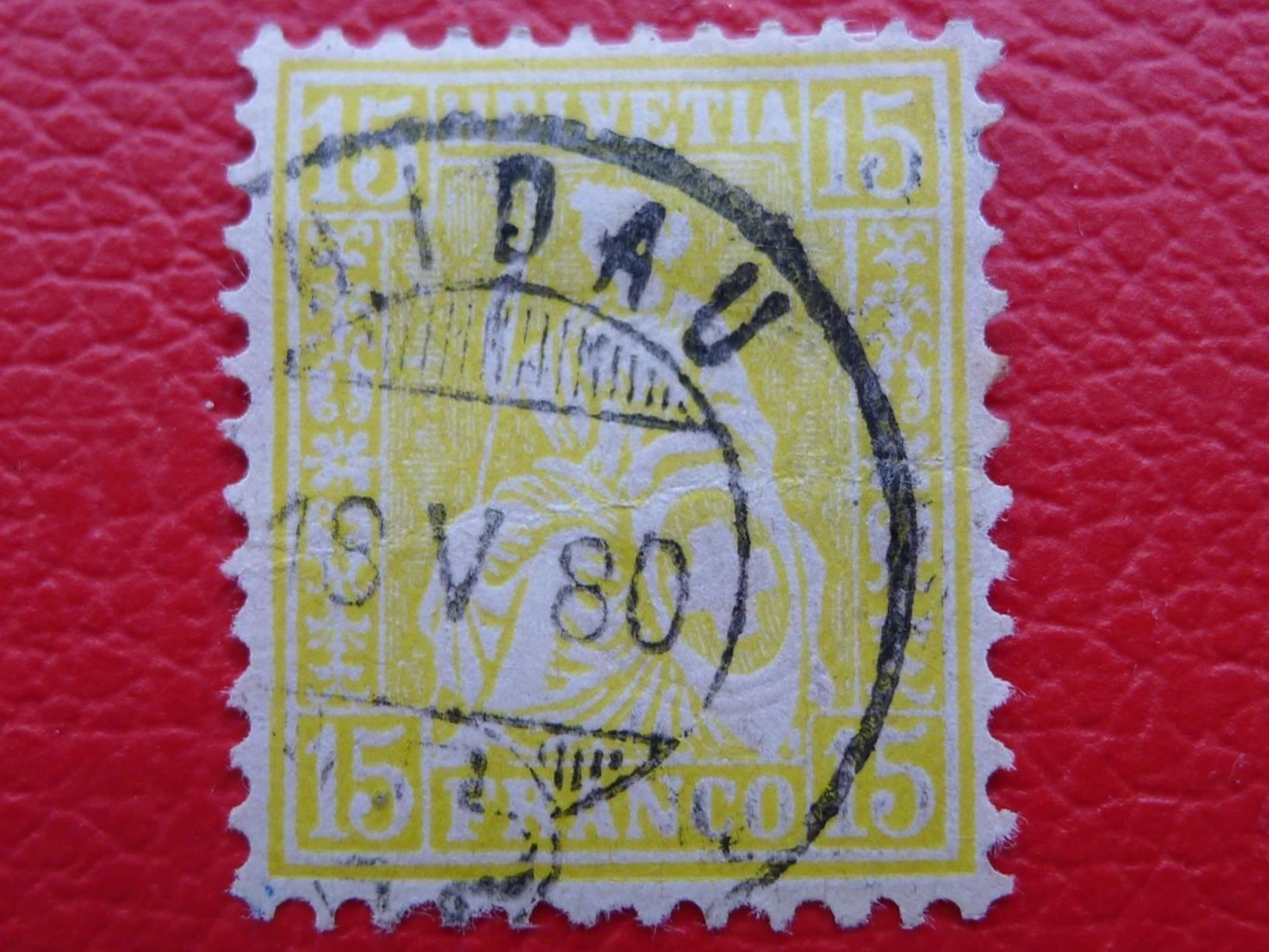 1880: Sitzende: Nr.39 mit Vollstempel von NIDAU (BE) K: 60.- (Gebraucht ...
