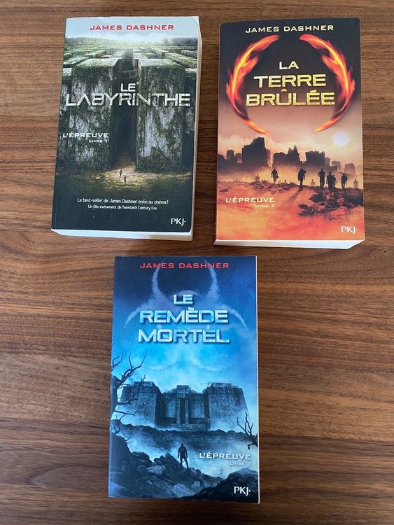 Maze Runner livre de poche James Dashner Tome 1-3 (Gebraucht) in Murten ...