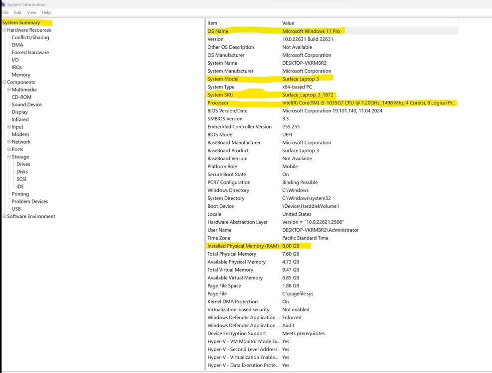 Microsoft Surface 3 / 15" model 1872 (Silver) (Gebraucht) in Zürich für ...