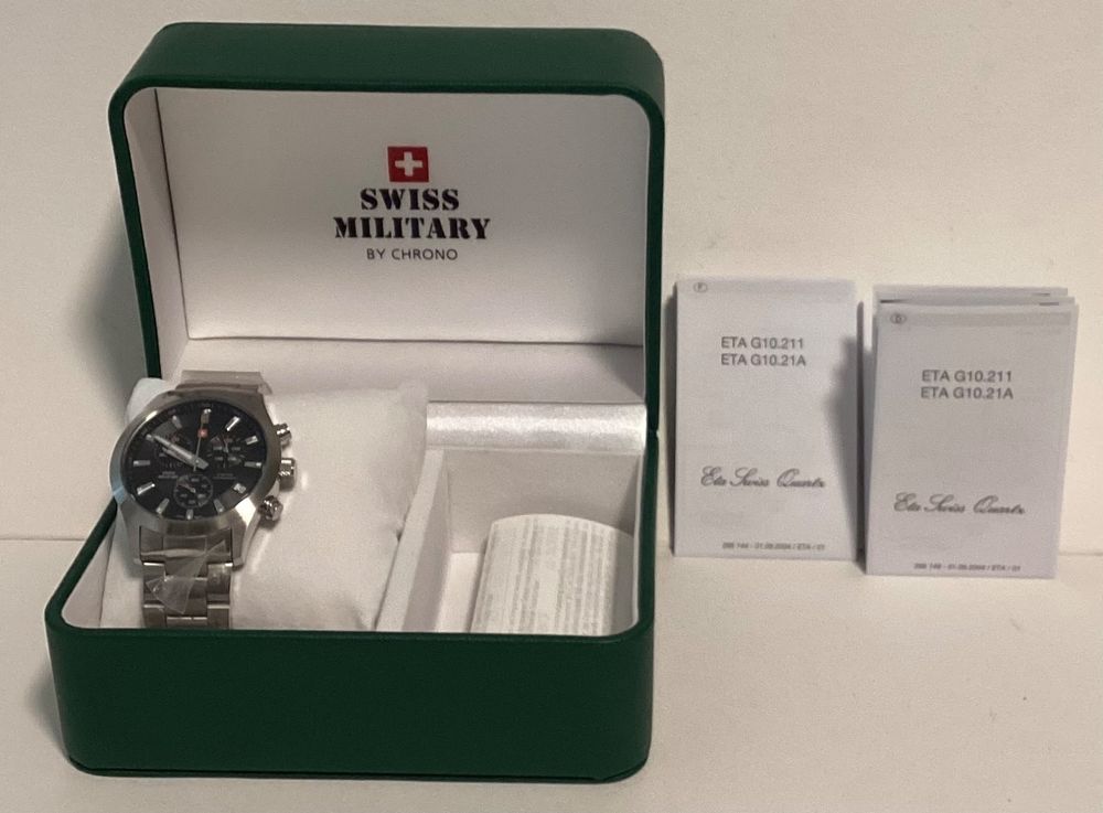 Swiss Military ETA G10 211.21A Chronograph Armbanduhr (Gebraucht) in ...