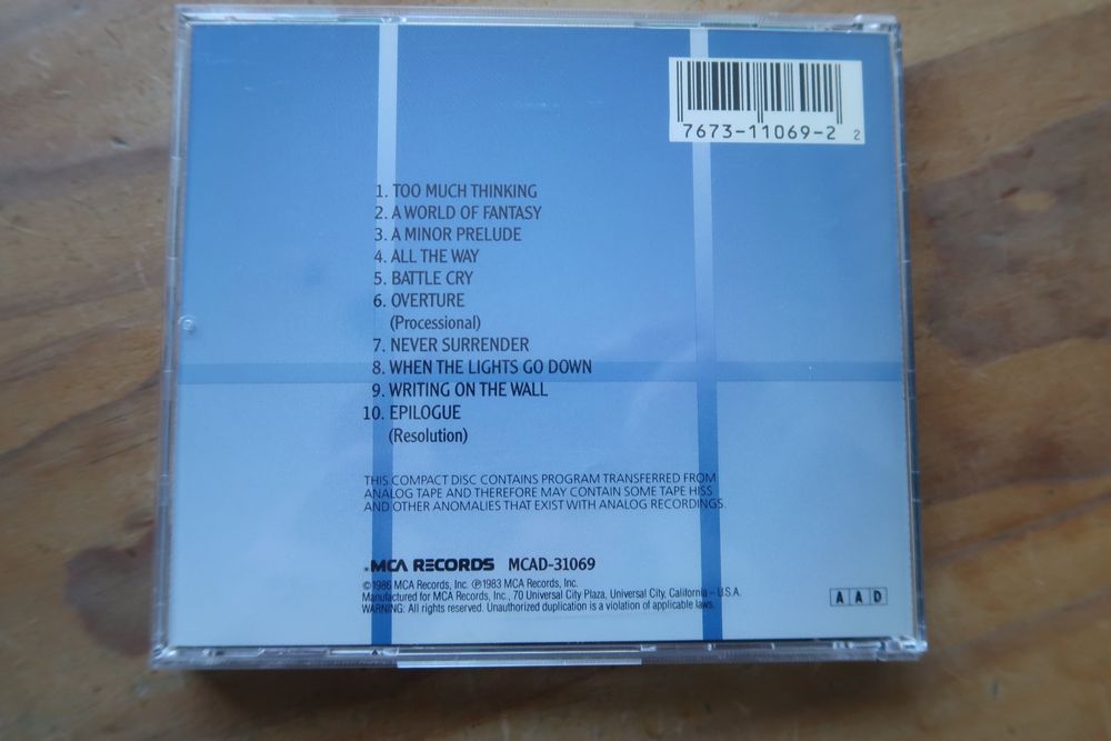 TRIUMPH - NEVER SURRENDER - MELODIC HARD ROCK CD (Gebraucht) in Basel für CHF 9 – mit Lieferung ...