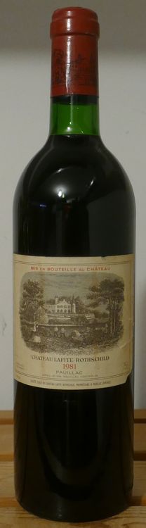 1 Fl. Chateau Lafite Rothschild 1981 1er Grand Cru Classé (Neu (gemäss Beschreibung)) in ...