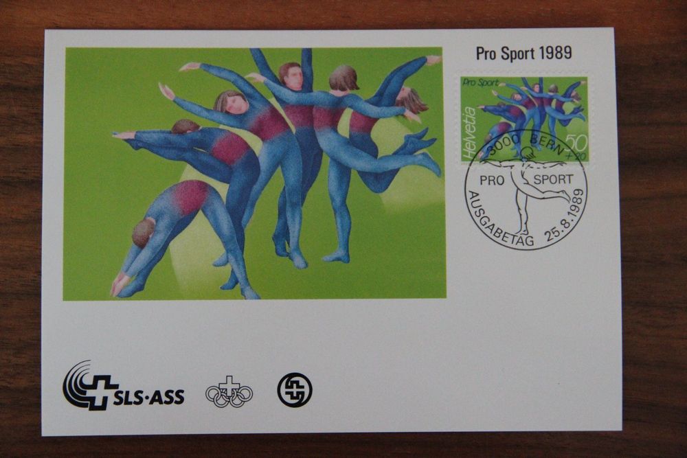 Schweiz 1989 - Karte Pro Sport 1989 (Neu (gemäss Beschreibung)) in Jona für CHF 0.5 – mit ...