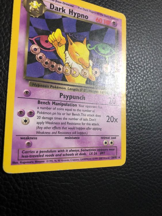 Team Rocket Dark Hypno rare 26/82 Ab 1 (Gebraucht) in Paradiso für CHF ...