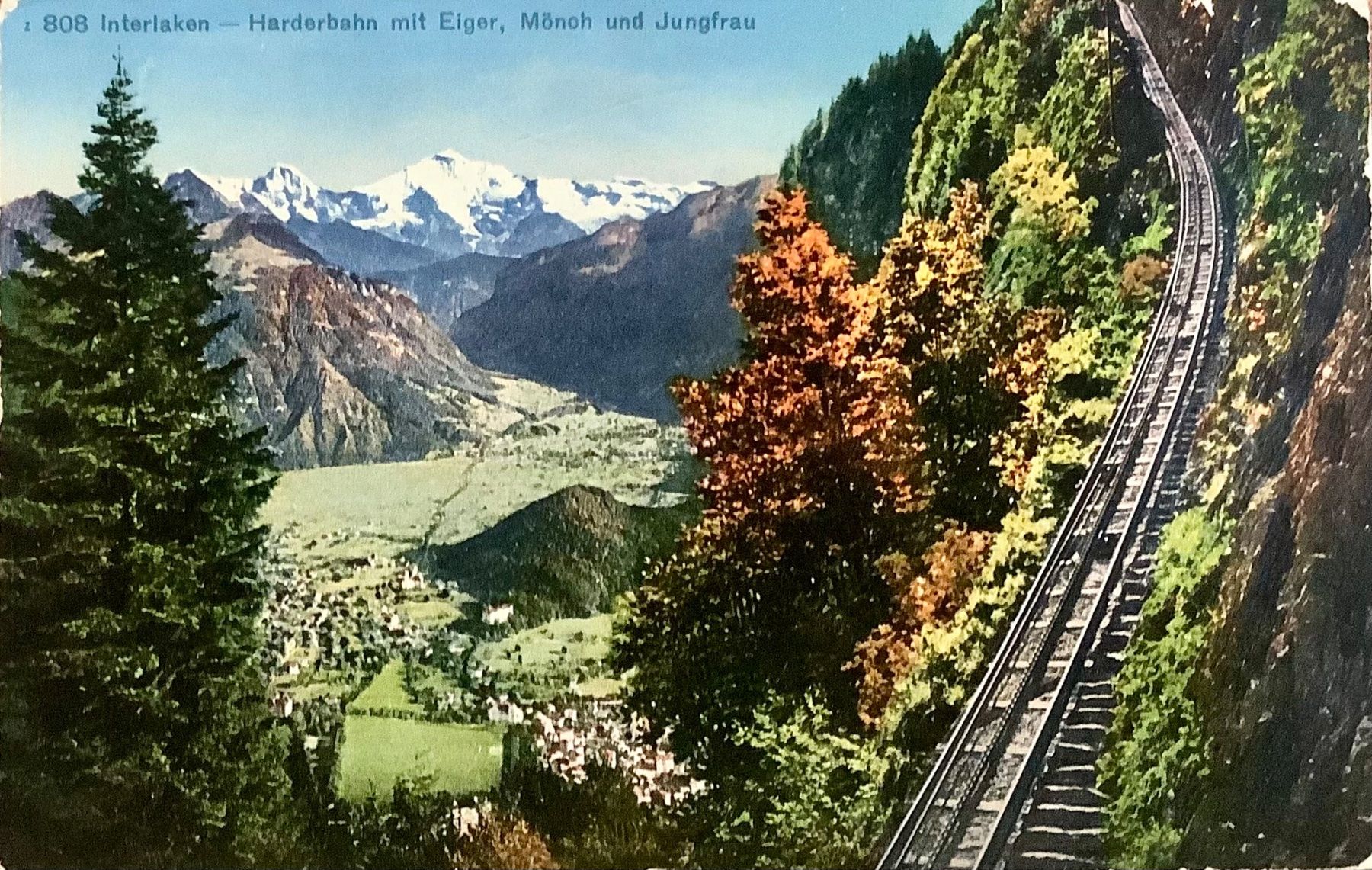 HARDERBAHN mit Eiger, Mönch & Jungfrau - Berner Oberland (Gebraucht) in ...