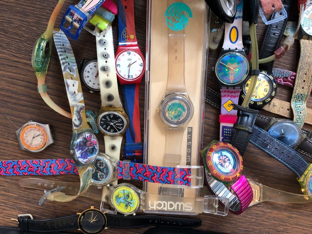 70 verschiedene SWATCH - Modelle ab 1983 ! Teils mit Box ! (Gebraucht) in Winterthur für CHF 199 ...