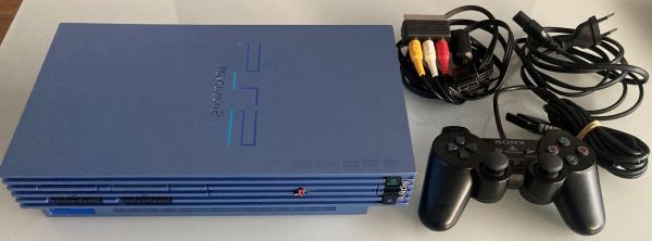PS2 Konsole Aqua Blue mit Controller (Gebraucht) in Jonschwil für CHF ...