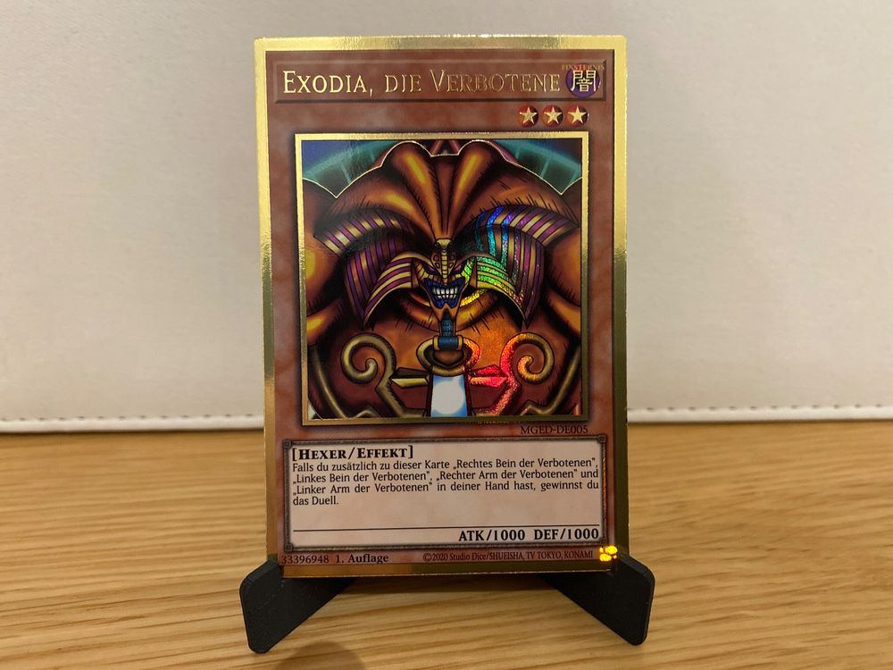 Exodia die Verbotene Yu-Gi-Oh MGED-DE005 1.Auflage | Kaufen auf Ricardo